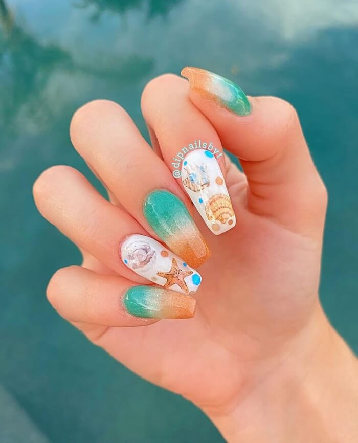 Try These 15 Tropical-Inspired Nail Ideas To Lighten Your Summertime ...
