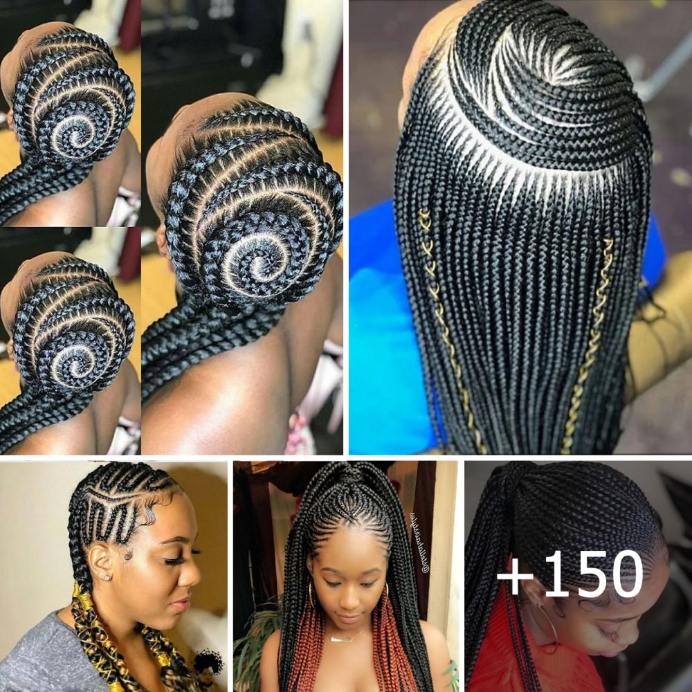 150+ PHOTOS Fire Up Your Look with These Exciting Ghana Weaving Styles ...