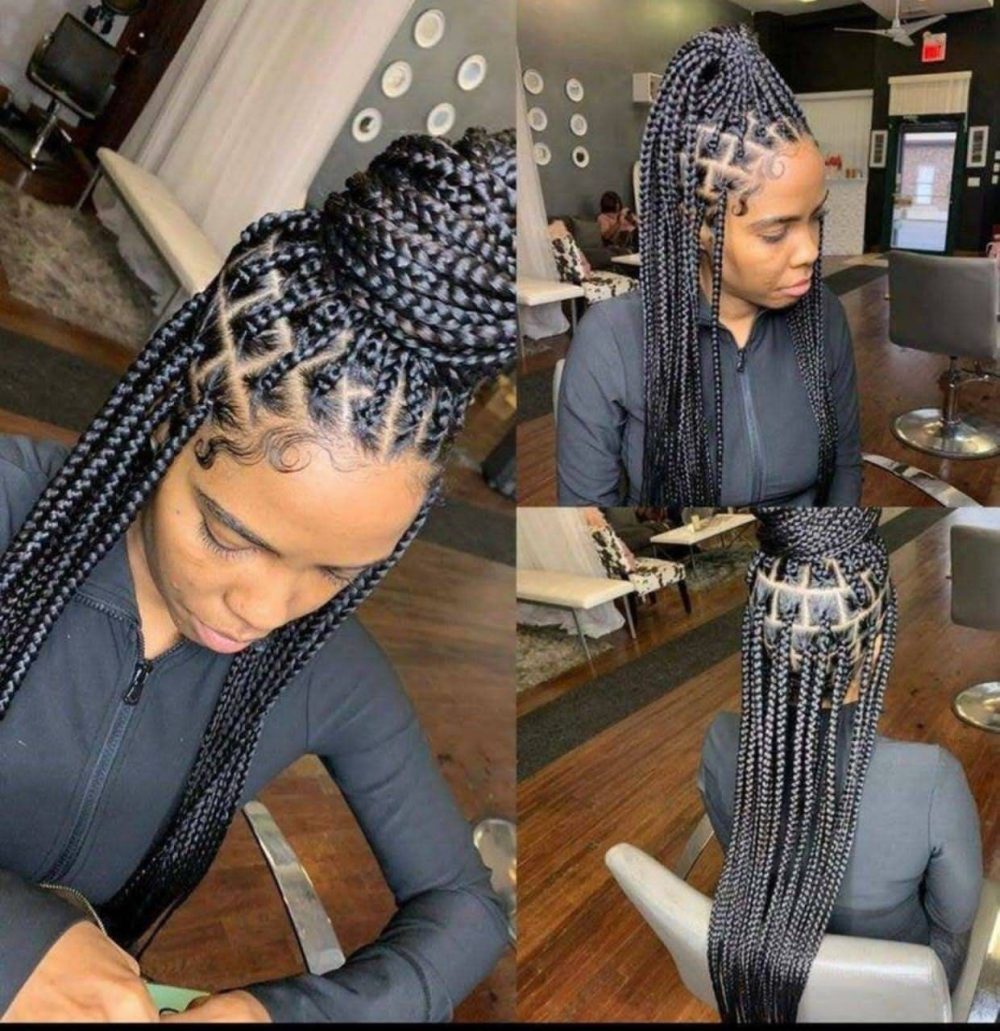 155 Box Braids Hairstyles for Women to Try in 2024 – Explore Trending