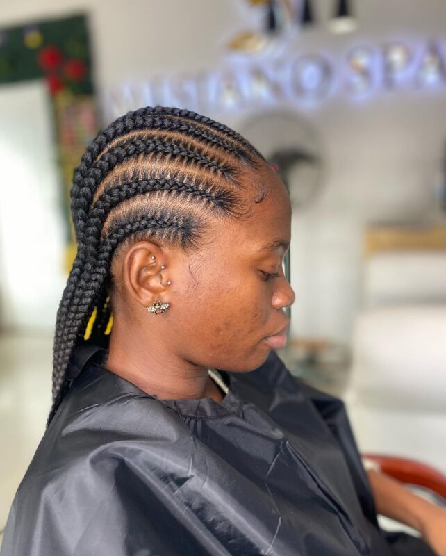 30 Best Straight Back Braids To Copy Now (2023) – Explore Trending