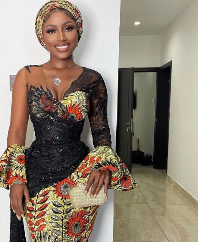 25 Eye-Popping Ankara and Material Combination Styles You Will Love ...