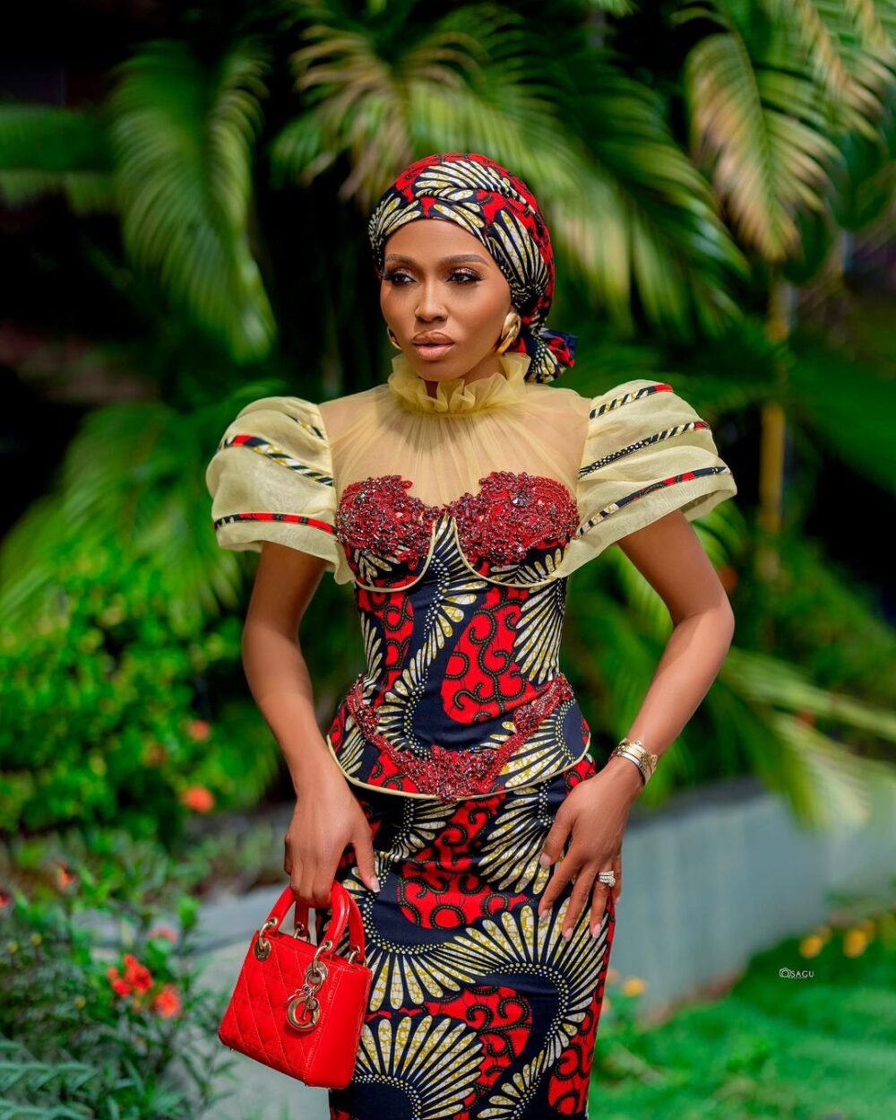 25 Eye-Popping Ankara and Material Combination Styles You Will Love ...