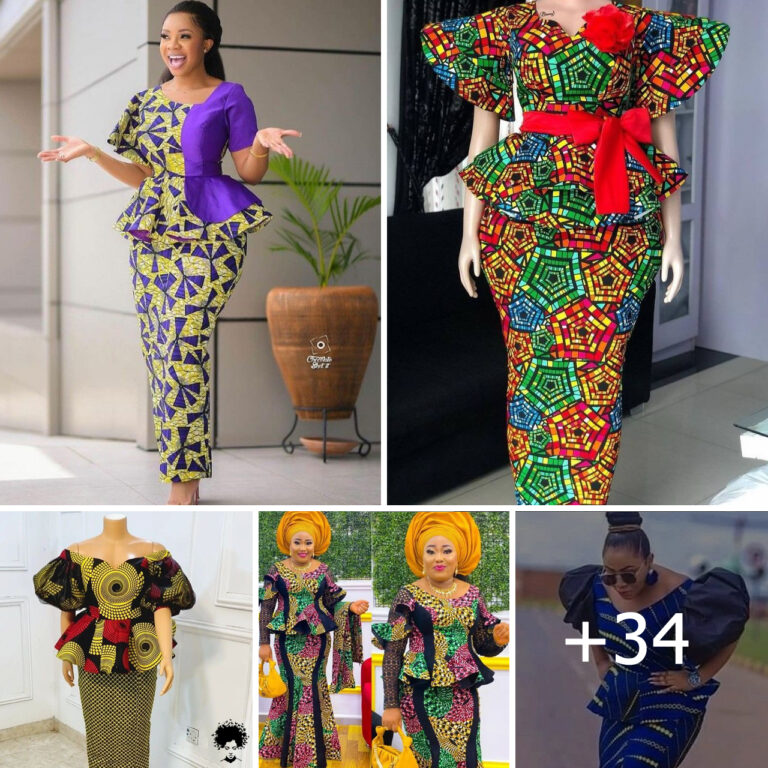 25 Latest Ankara Short Gown Styles 2024 African Elegance (25) – Explore ...