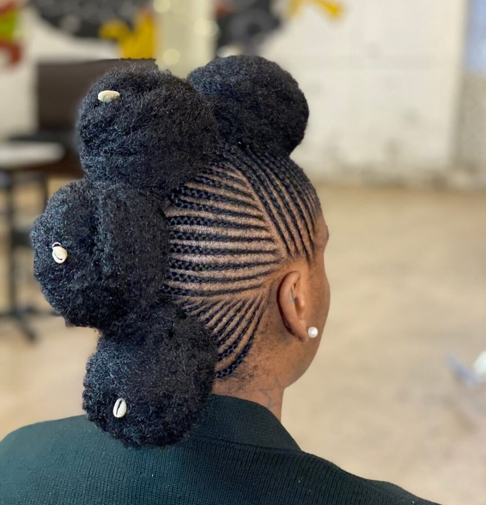 Timeless Beauty Redefined: 65+ African Shuku Hairstyles for 2024 ...
