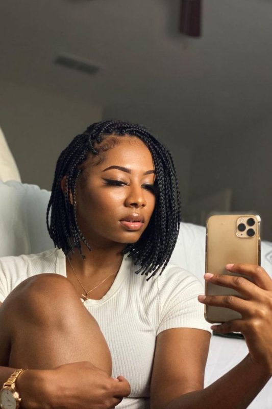 Short Box Braids Hairstyles for Divas 2024 (38) – Explore Trending